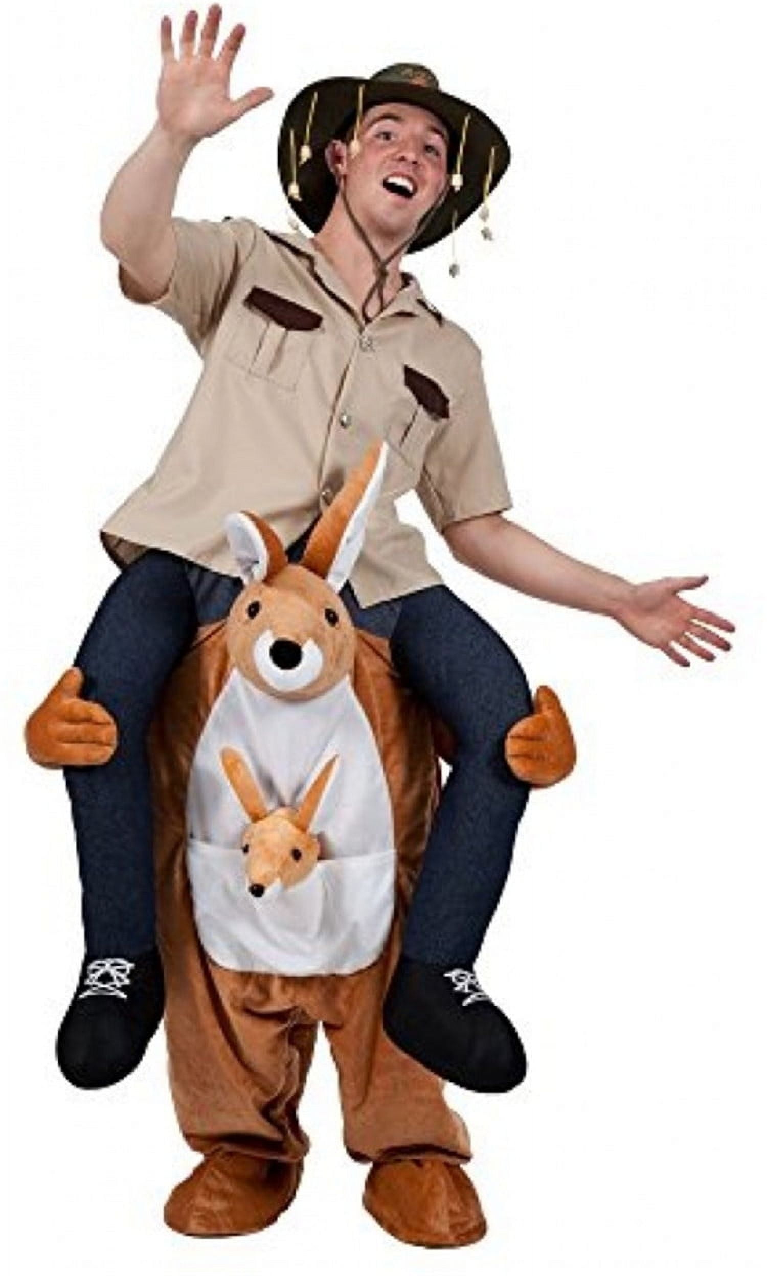 Kangaroo Shoulder Carry Ride On Costume Fancy Party Funny Dress ...