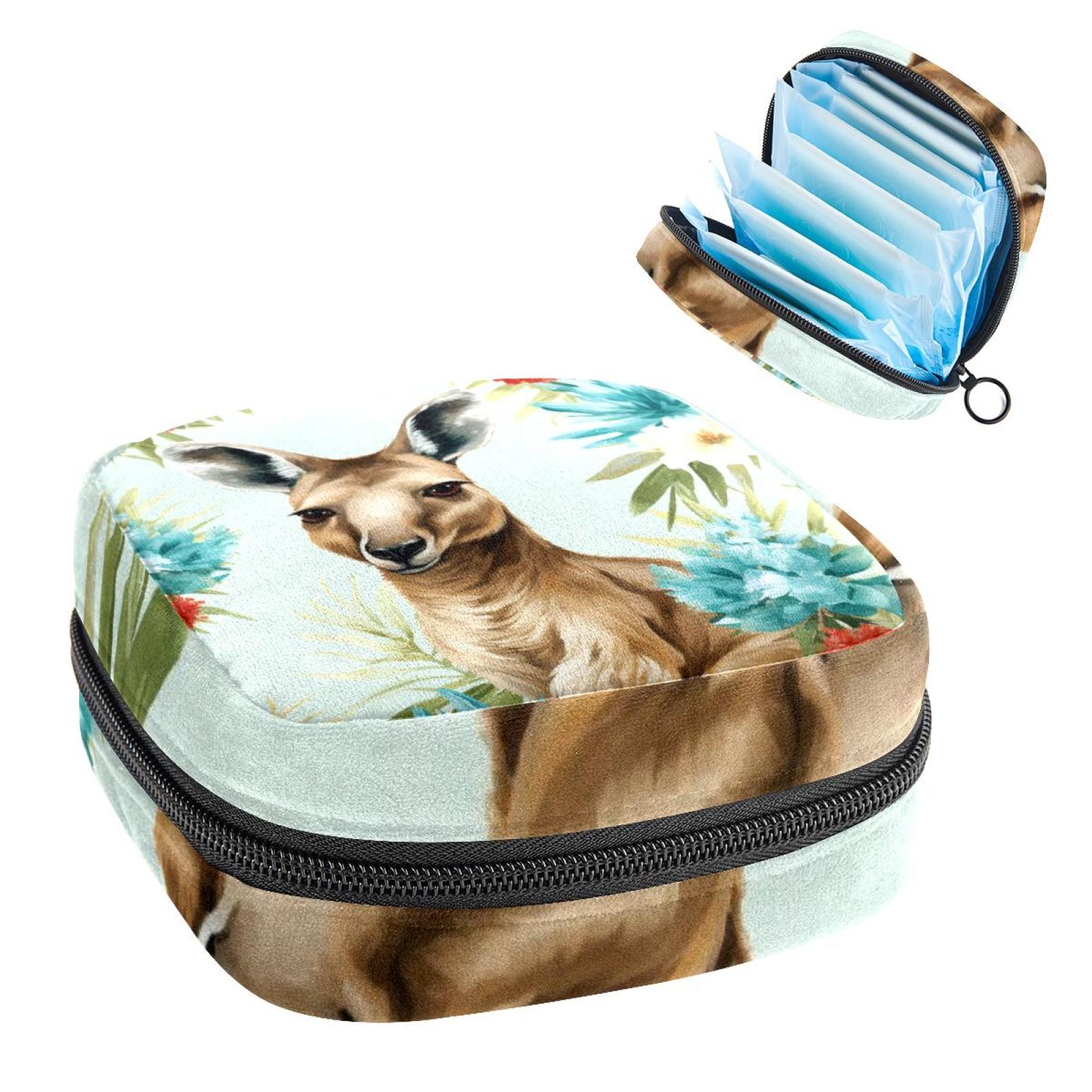 Kangaroo Small Bag Period Pouch Small Wire Pouch Zipper Pencil Case ...