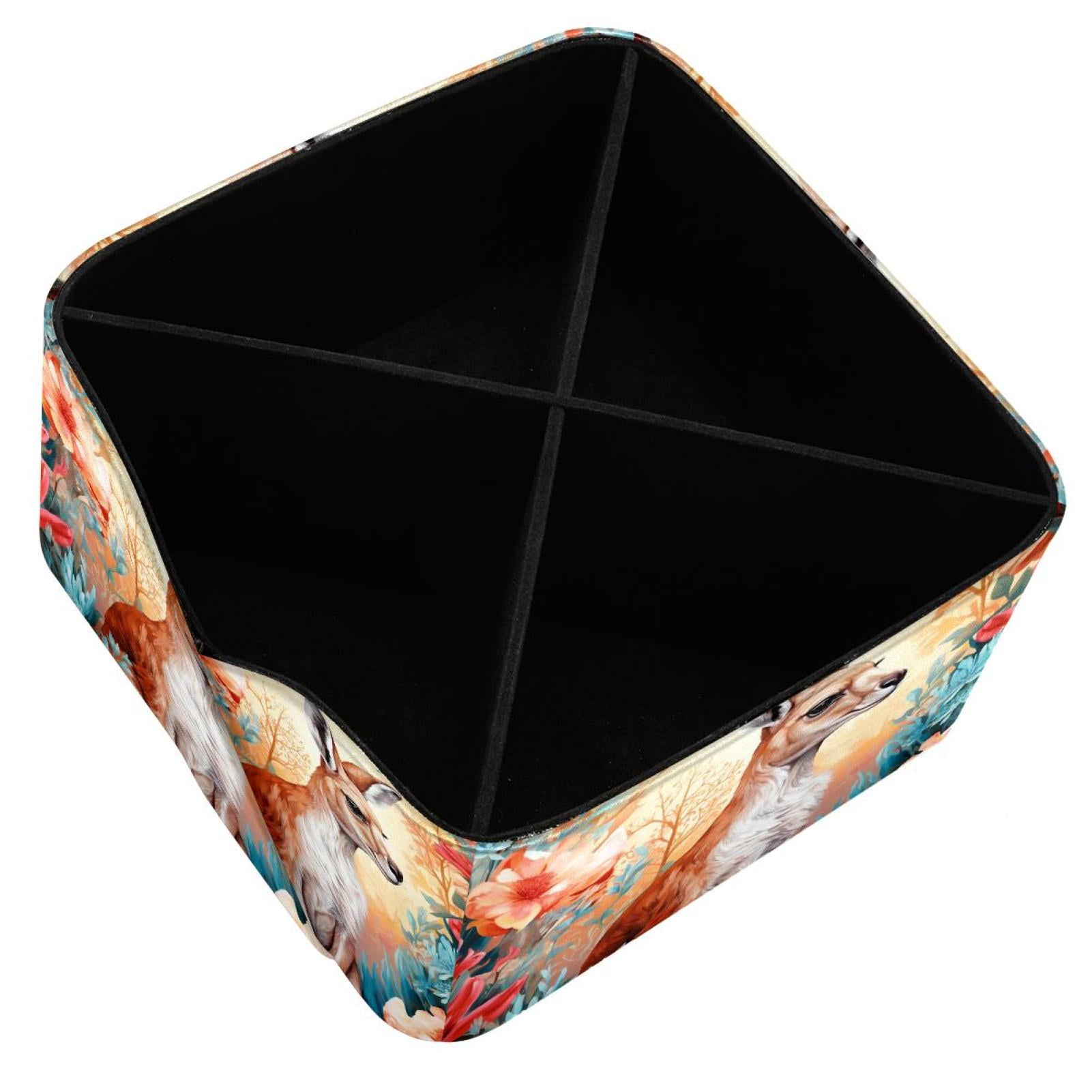 Kangaroo Square 4 Compartment Pencil Case Pen Holder with Removable ...