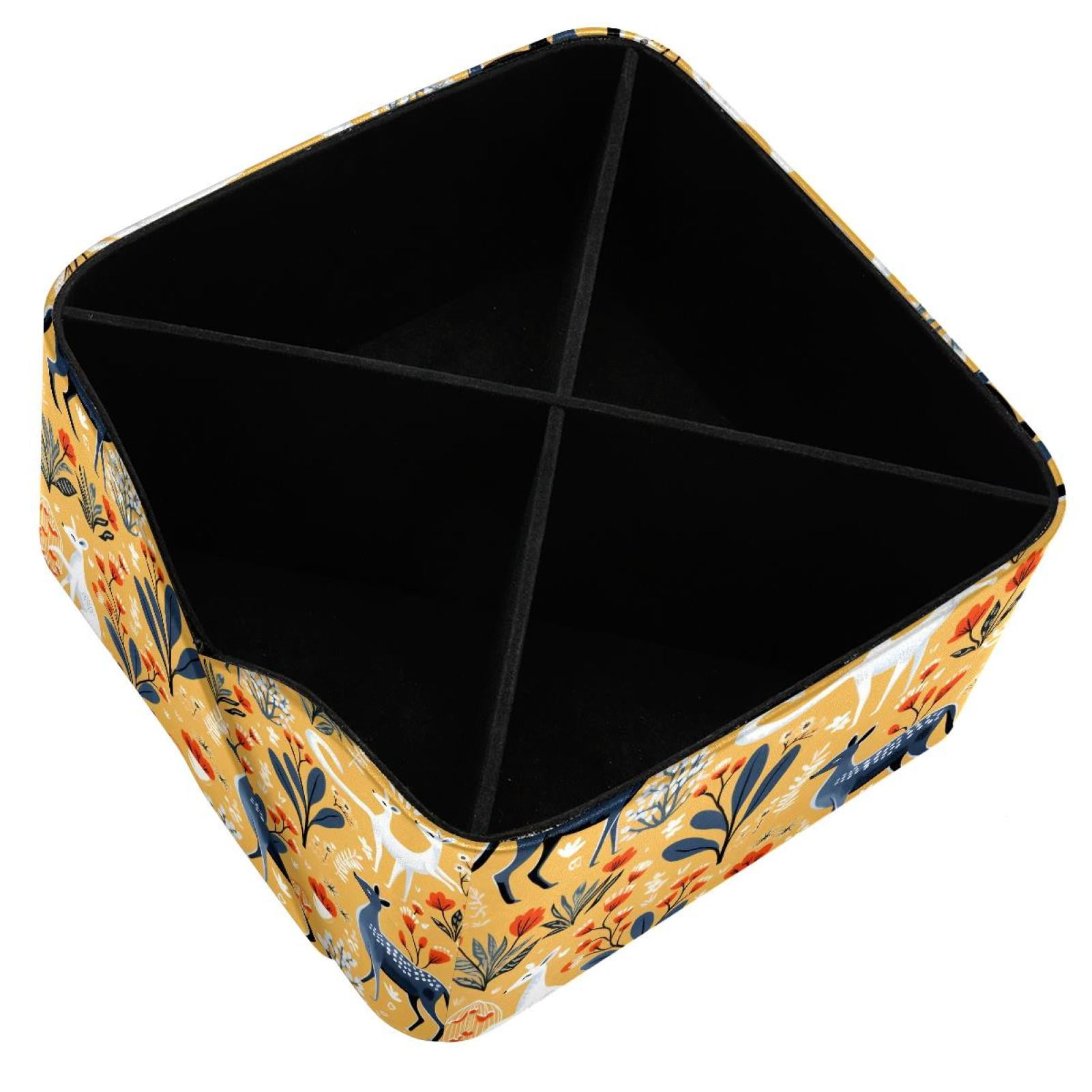 Kangaroo Square Pen Organizer Pencil Holder Case with 4 Compartments ...
