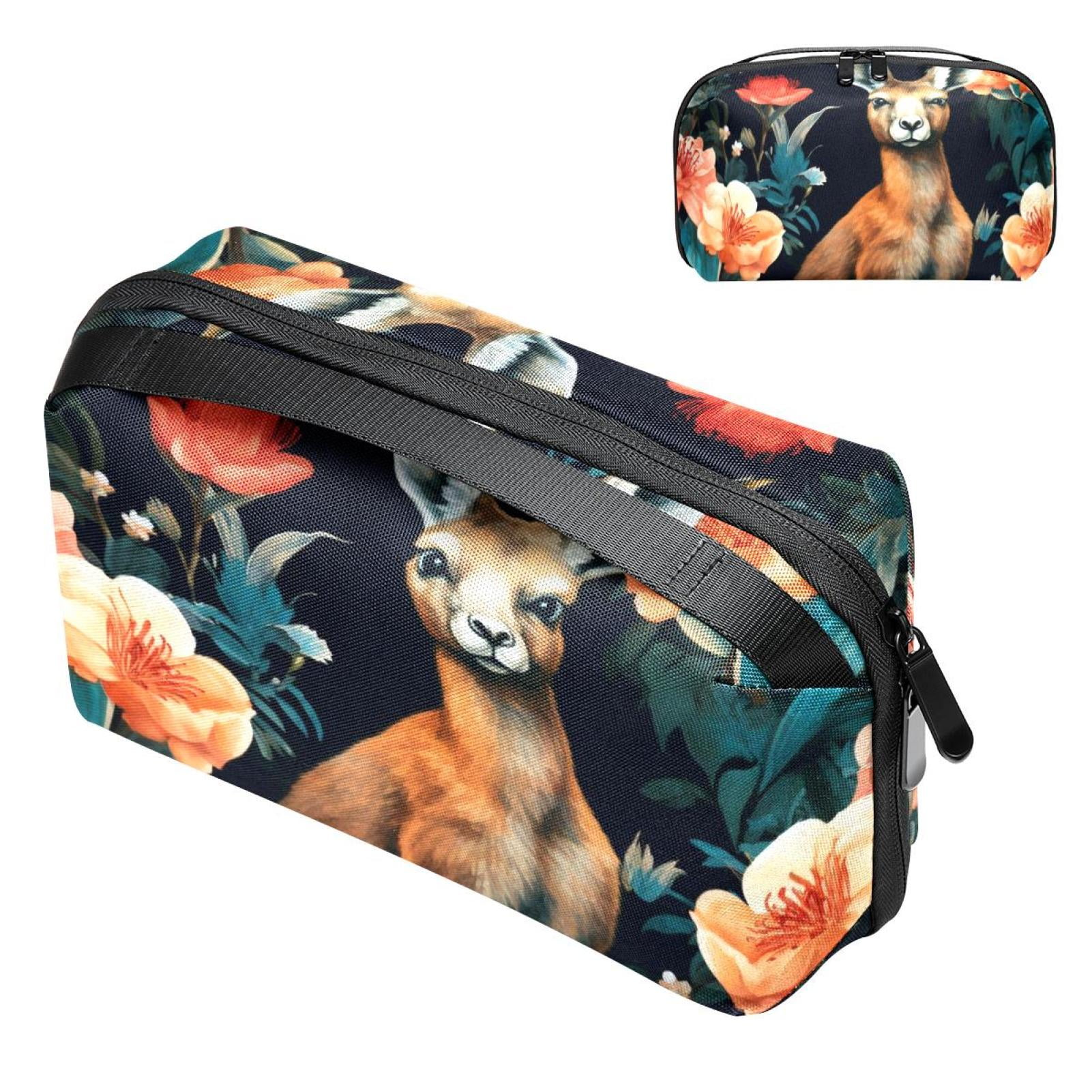 Kangaroo Travel Case USB Organizer Leather Cord Organizer Cable Clips ...