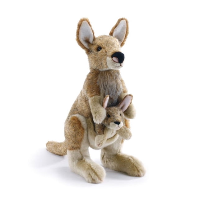 Animalcraft Collection Realistic Plush Kangaroo with Joey Stuffed ...