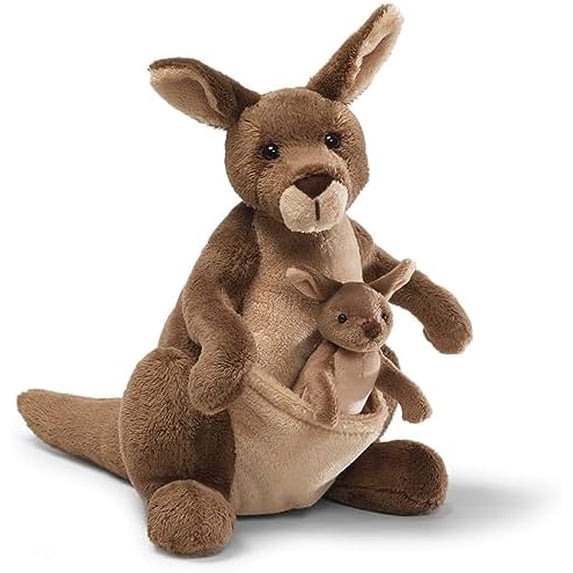 Kangaroo with Removable Joey Plush, Stuffed Animal for Ages 1 and Up ...