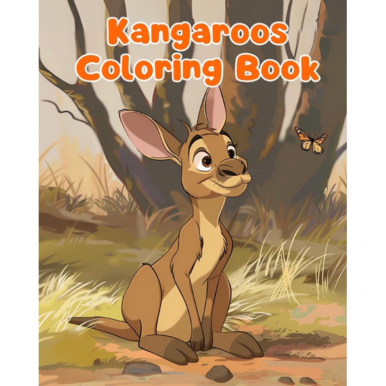 coloring pages kangaroos
