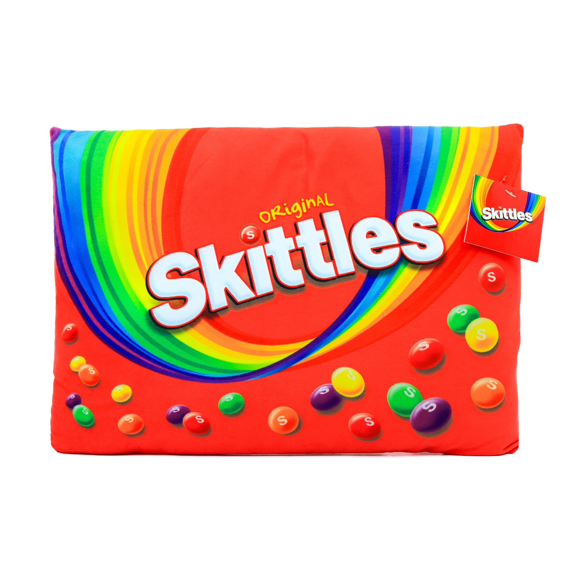 Kangaru: SKITTLES Candy-Inspired Pillow - 15 x 11" Plush Throw, Soft & Cozy Rectangular Cushion ...