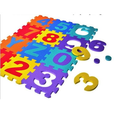Trademark 96-Piece Foam Floor Alphabet and Number Puzzle Mat For Kids ...