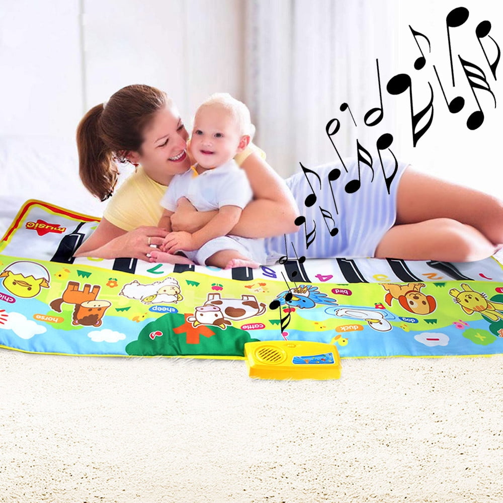 Kangnenghuishiye Play Keyboard Musical Music Singing Gym Carpet Mat ...