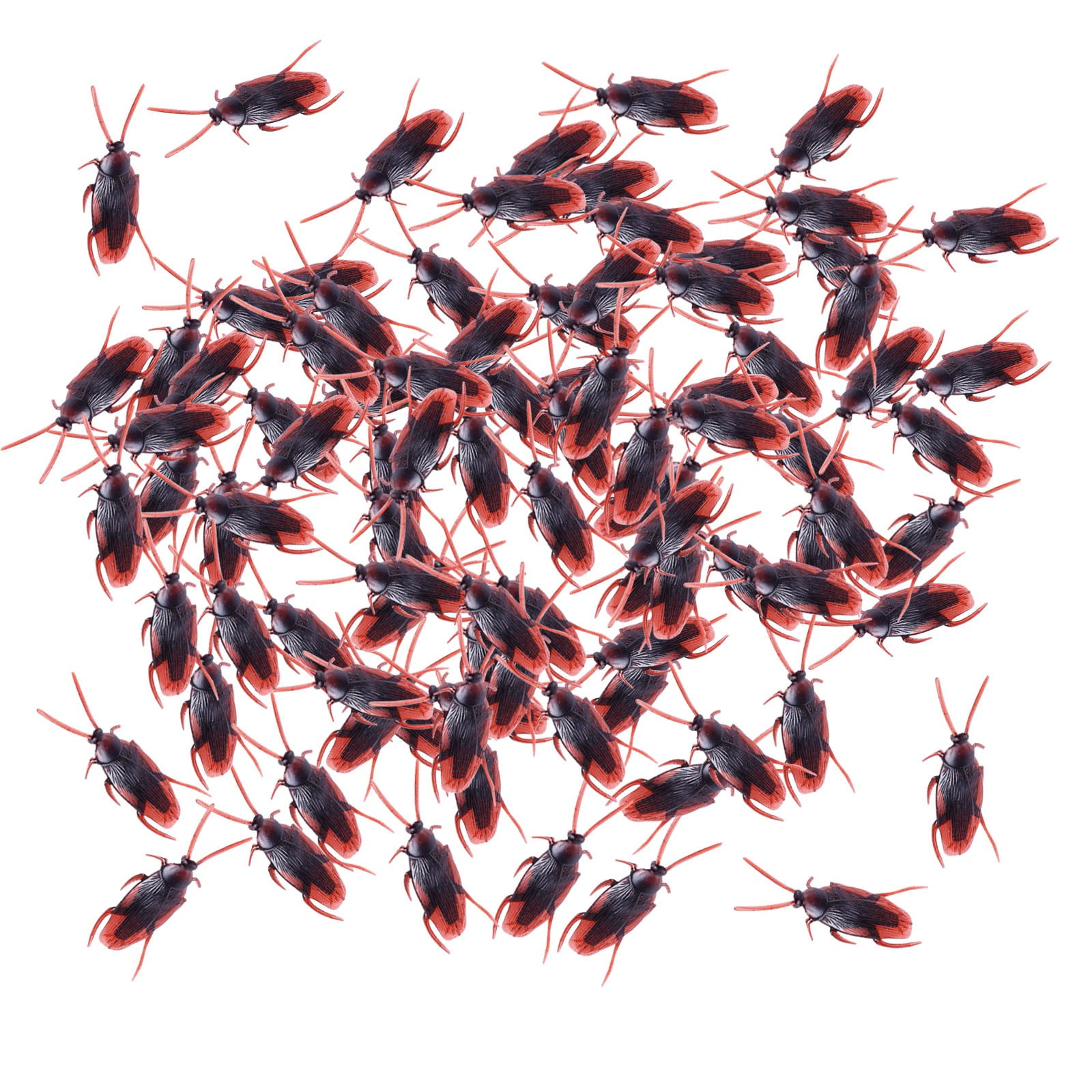 Kangnenghuishiye Pretty Realistic 100PCS Fake Roaches Fake Cockroaches ...
