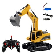 1:24 Korody RC Farm Tractor Toy 8 Wheel Blue Diecast Metal Working ...