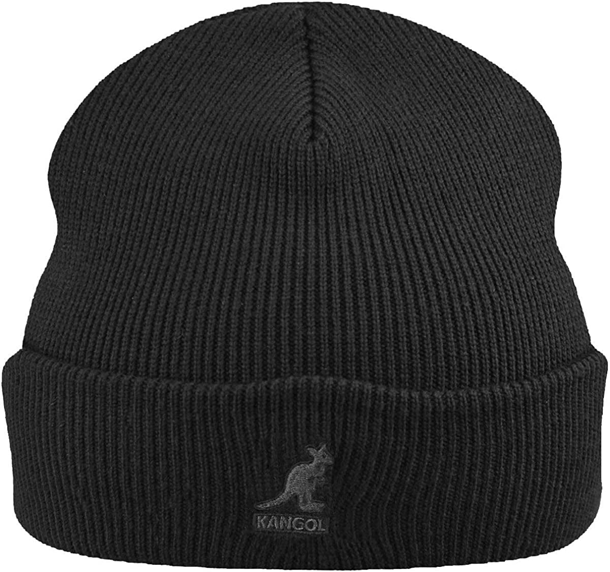 Kangol 2978BC-BB001-1SFM Acrylic Cuff Pull on Hat for Unisex, Black ...
