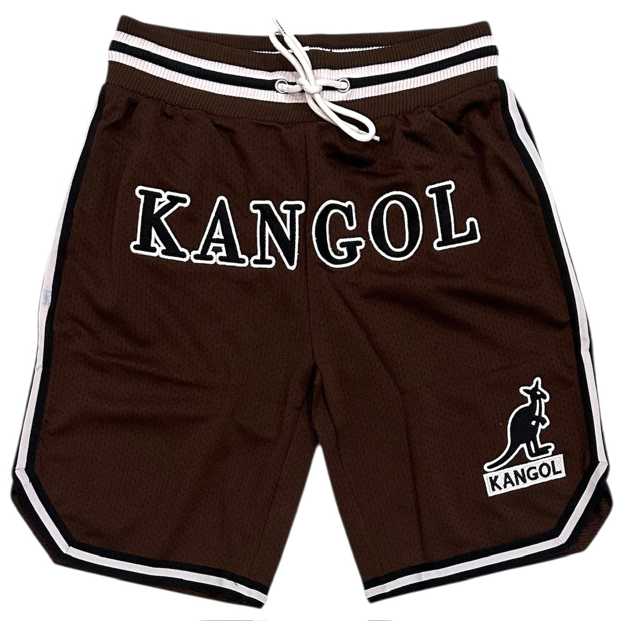 Kangol Men's Game Day Embroidered Logo Mesh Basketball Shorts (Small ...