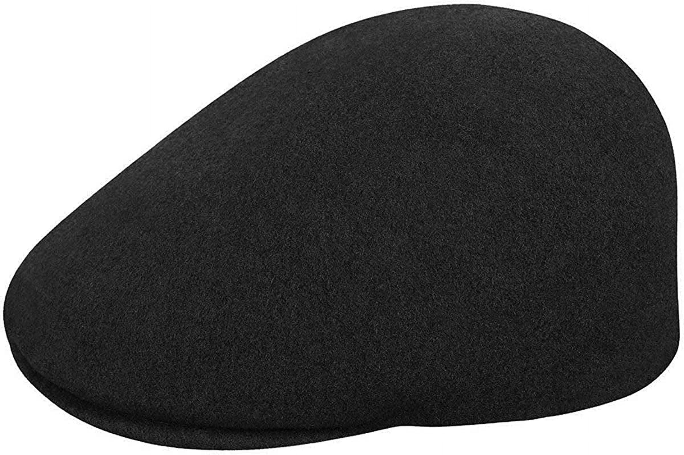 Kangol 507 Seamless Wool Hat, Flat Cap for Women and Men, Black, Large ...