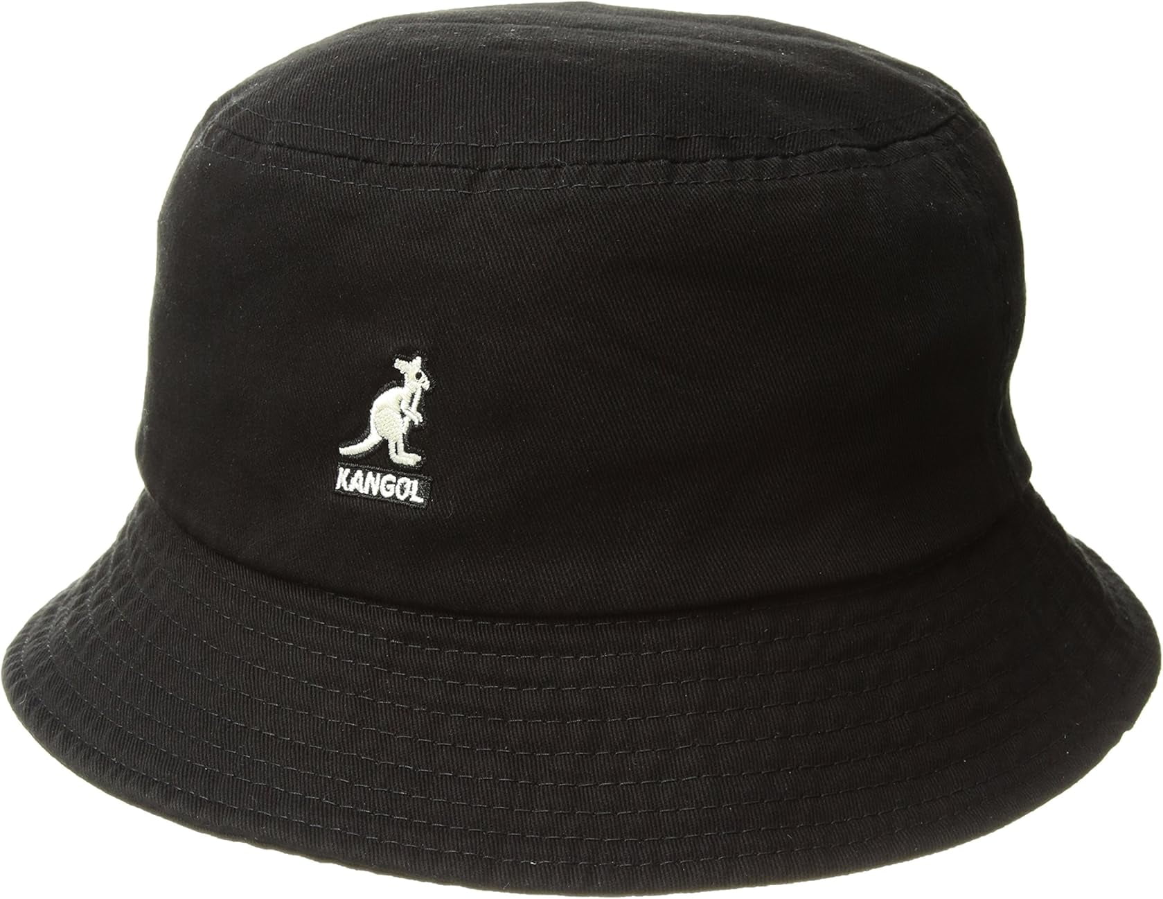 Kangol Washed Bucket Hat, Black, Large - Walmart.com