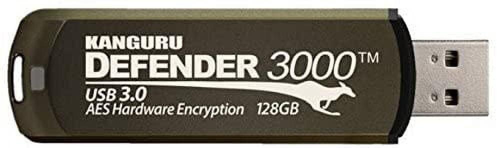 Kanguru Defender3000 FIPS 140-2 Certified Level 3, SuperSpeed USB 3.0 ...