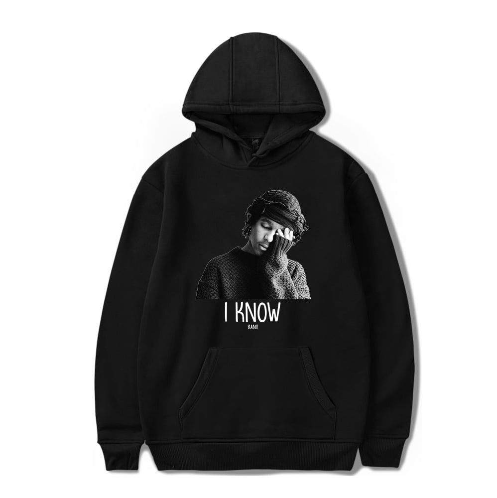 Kanii I Know Hoodie Rapper Merch Women/Men Long Sleeve Hooded Winter ...