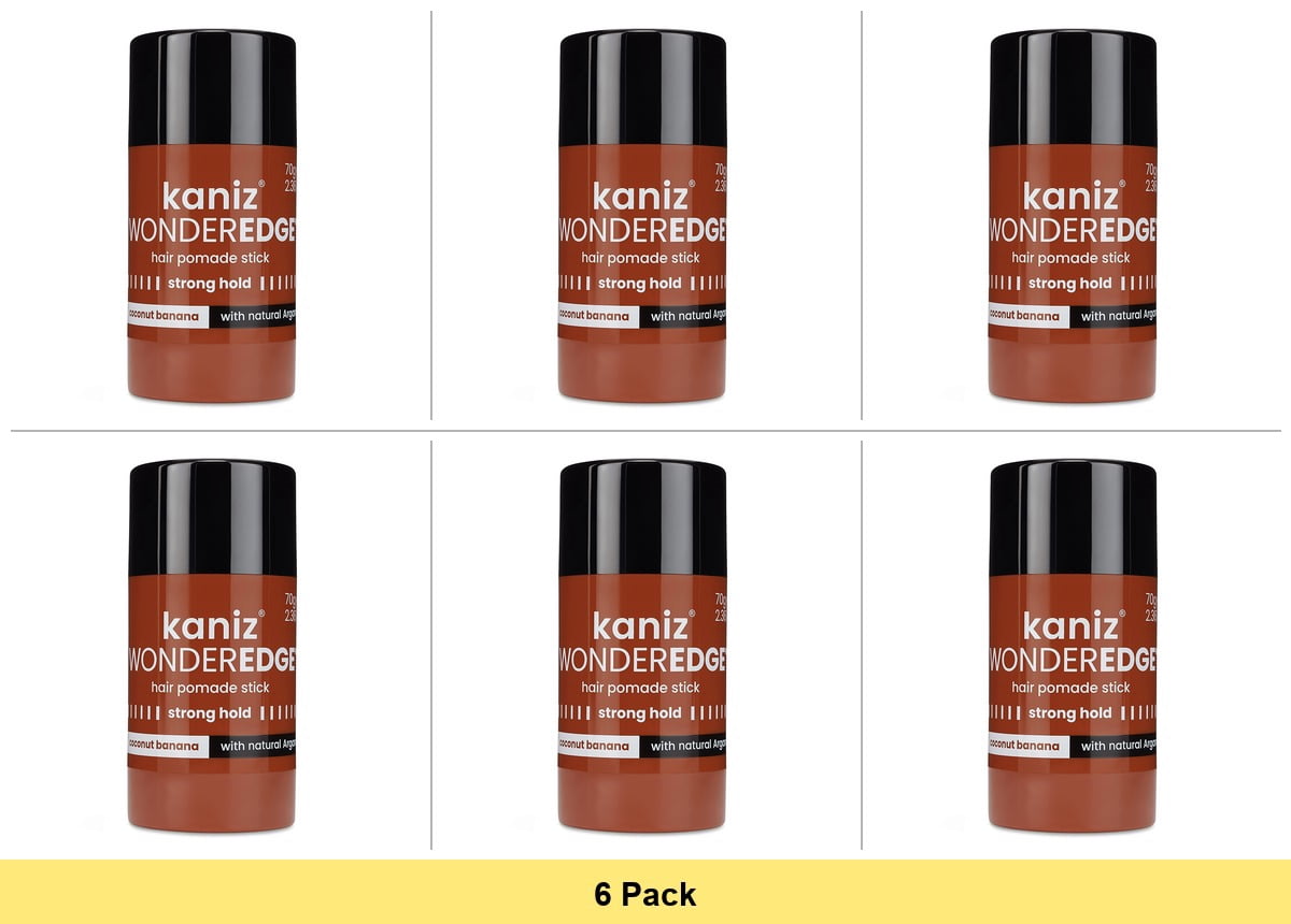 Kaniz Wonder Edge Strong Hold Hair Pomade Stick with Argan Oil, Coconut ...