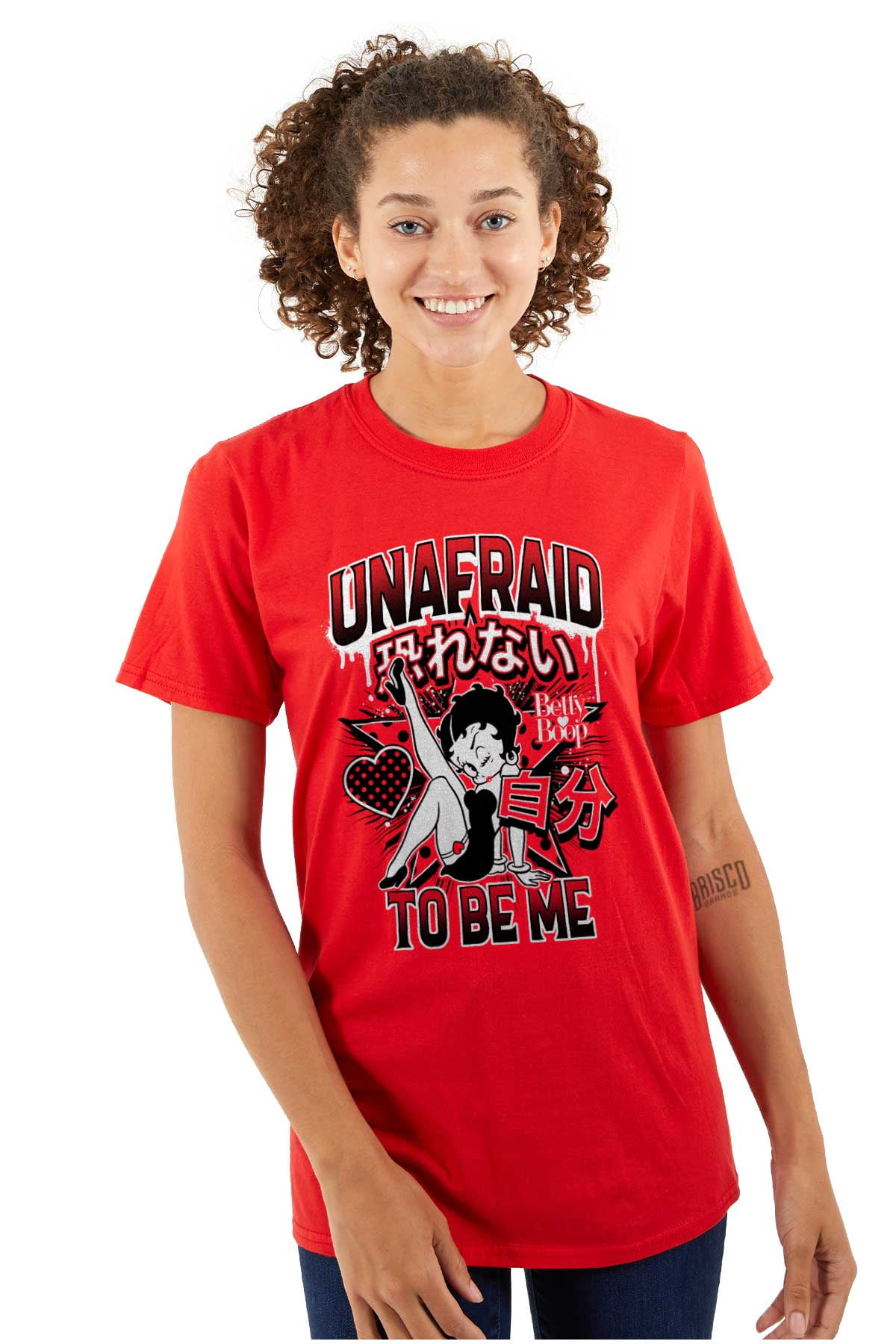 Kanji Betty Boop Unafraid To Be Me Women Plus Size Graphic Tee Tees ...