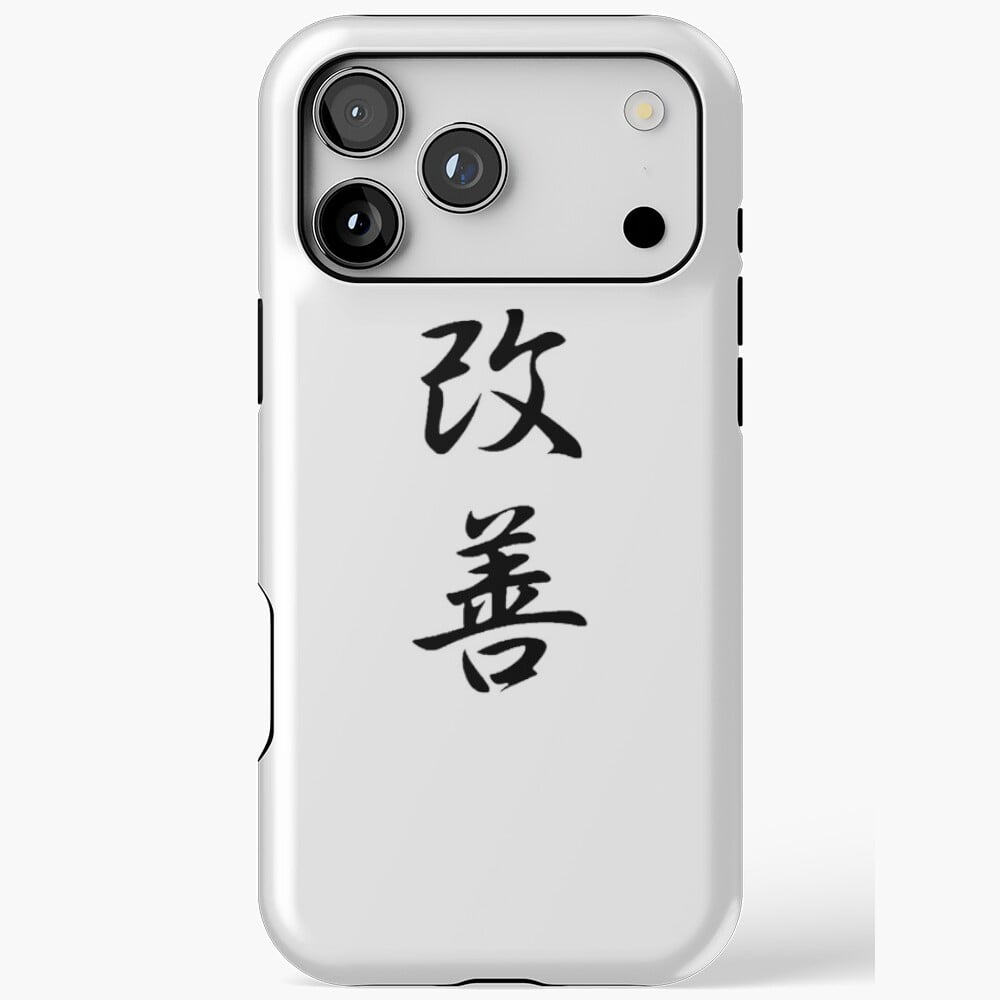 Kanji Kaizen Japanese Symbol Phone Case for iPhone 11 through 17 Pro ...