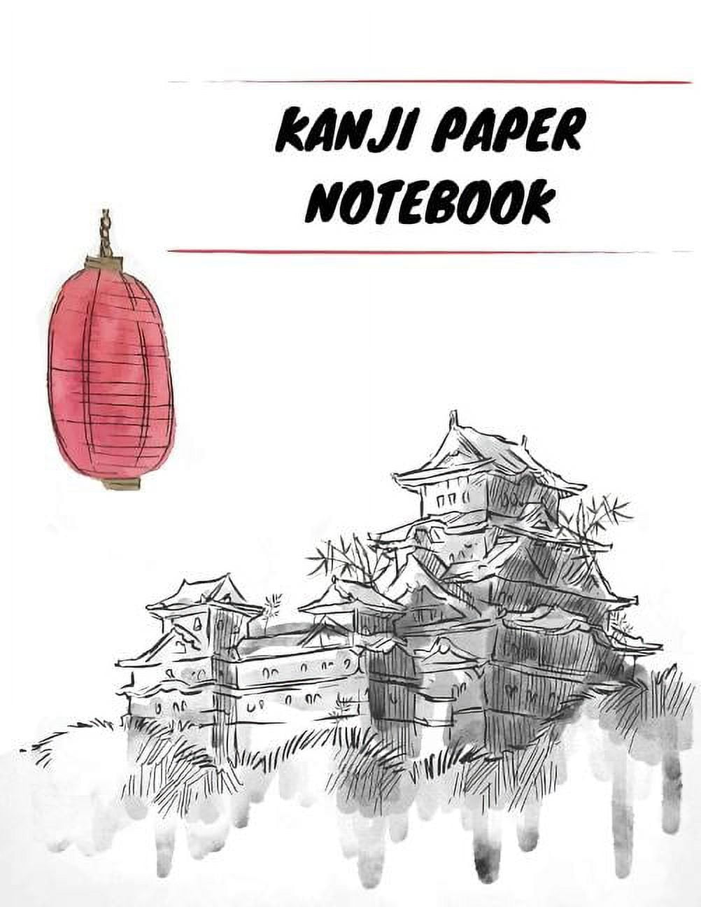 Kanji Paper Notebook: Practice Writing Japanese Genkouyoushi Symbols ...