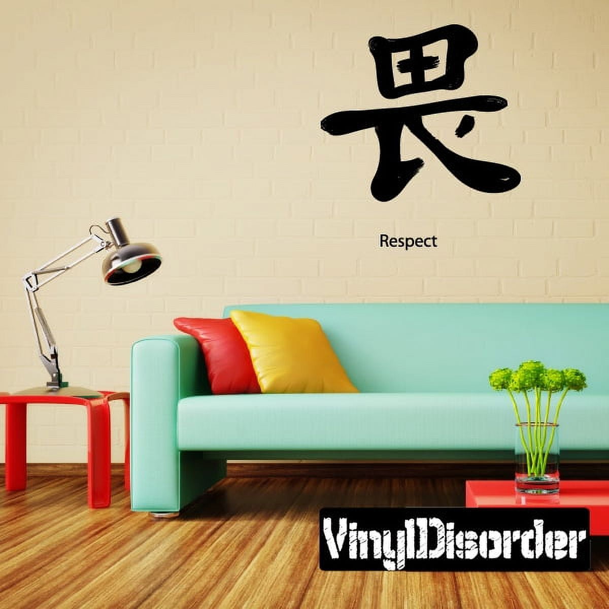 Kanji Respect Wall Decal - Vinyl Car Sticker - Uscolor021 - 25 Inches ...