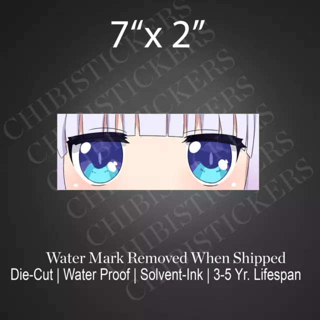 Kanna Blue Eyes Sticker Bumper Sticker Vinyl Sticker Waterproof Decal ...