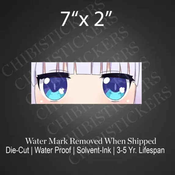 Kanna Blue Eyes Sticker Bumper Sticker Vinyl Sticker Waterproof Decal ...