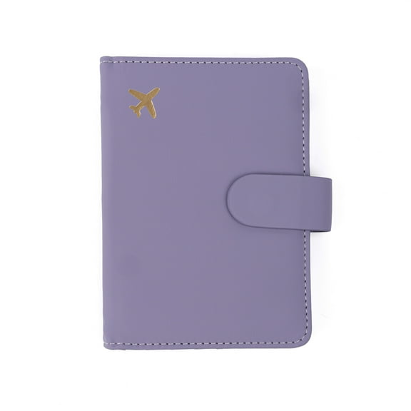 1pc Matte Surface Pu Material Passport Holder With World Map Letter ...