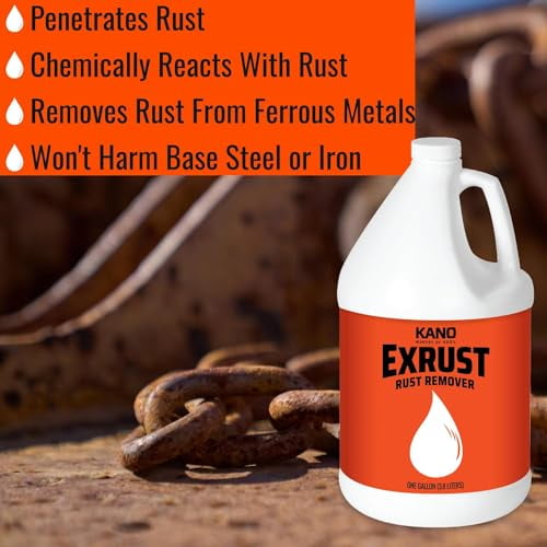 Kano Exrust Industrial Strength Rust Remover (Liquid-16oz Bottle-Case ...