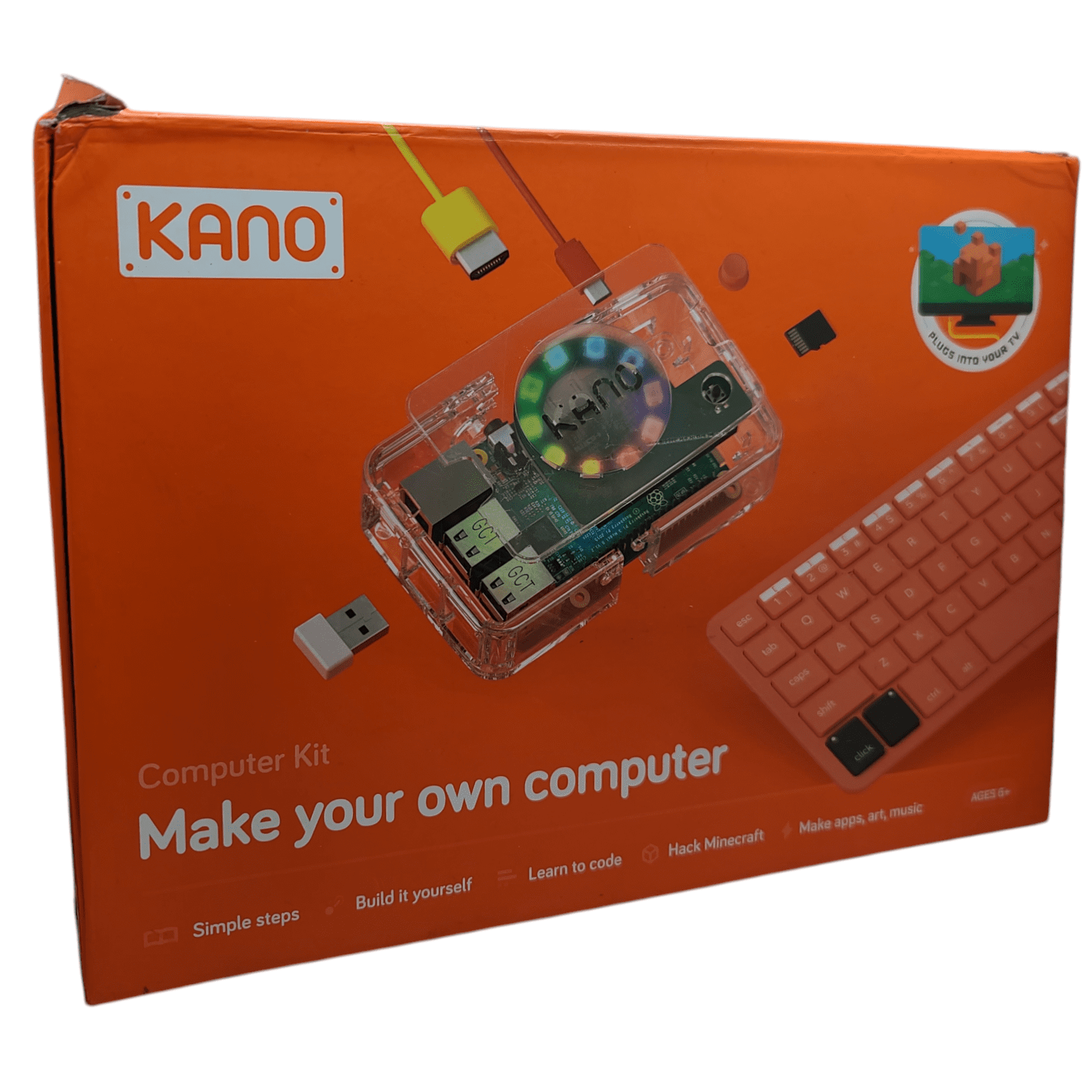Kano Make Your Own Computer Kit Ages 6+ Learn to Code *Imperfect Box ...