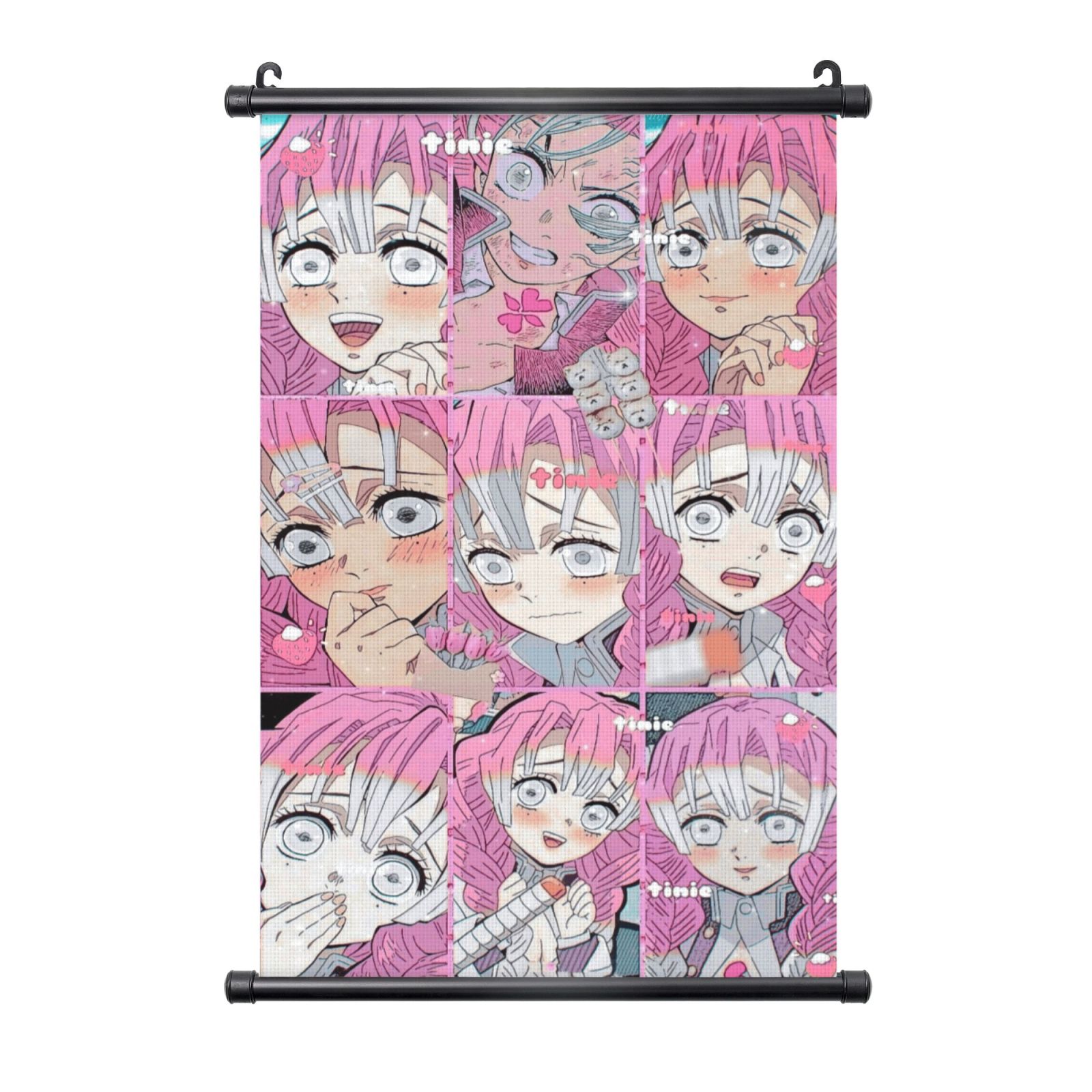 Kanroji Mitsuri Hanging Poster Prints Canvas PVC Scroll Shaft Wall Art ...