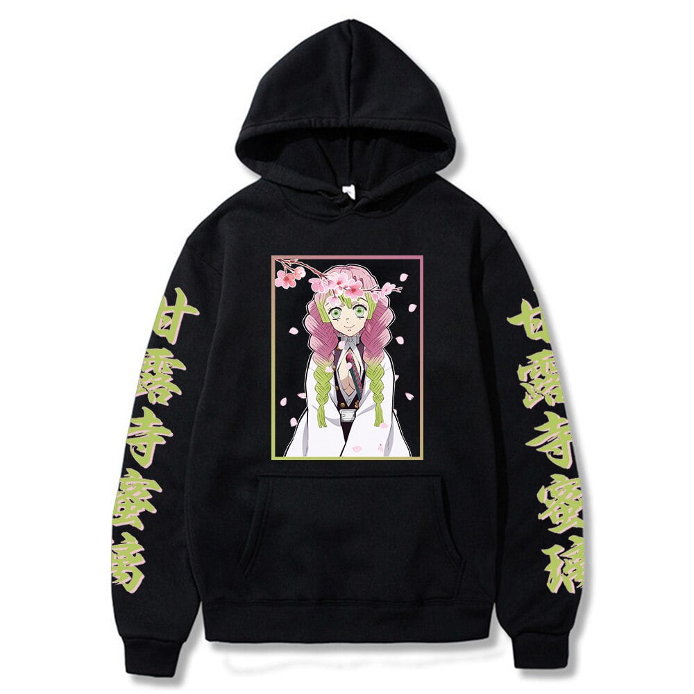 Kanroji Mitsuri Hoodie Sweatshirt Fashion Anime Demon Slayer Logo Women ...