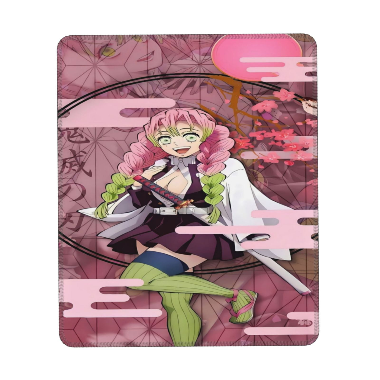 Kanroji Mitsuri Mouse Pad Personalized Gaming Mouse Mat With Stitched ...
