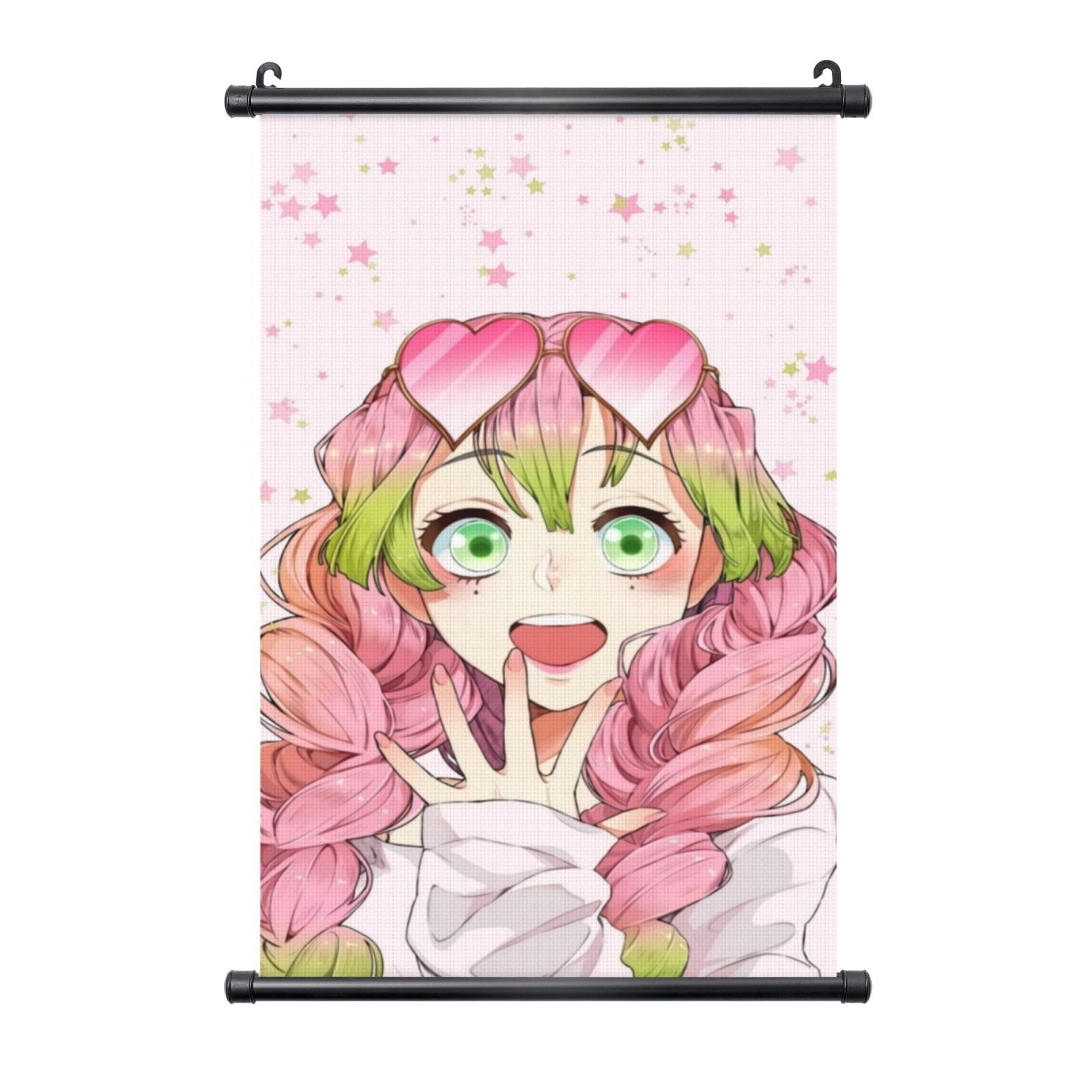 Kanroji Mitsuri Poster Aesthetic Canvas PVC Shaft Wall Art Hanging ...