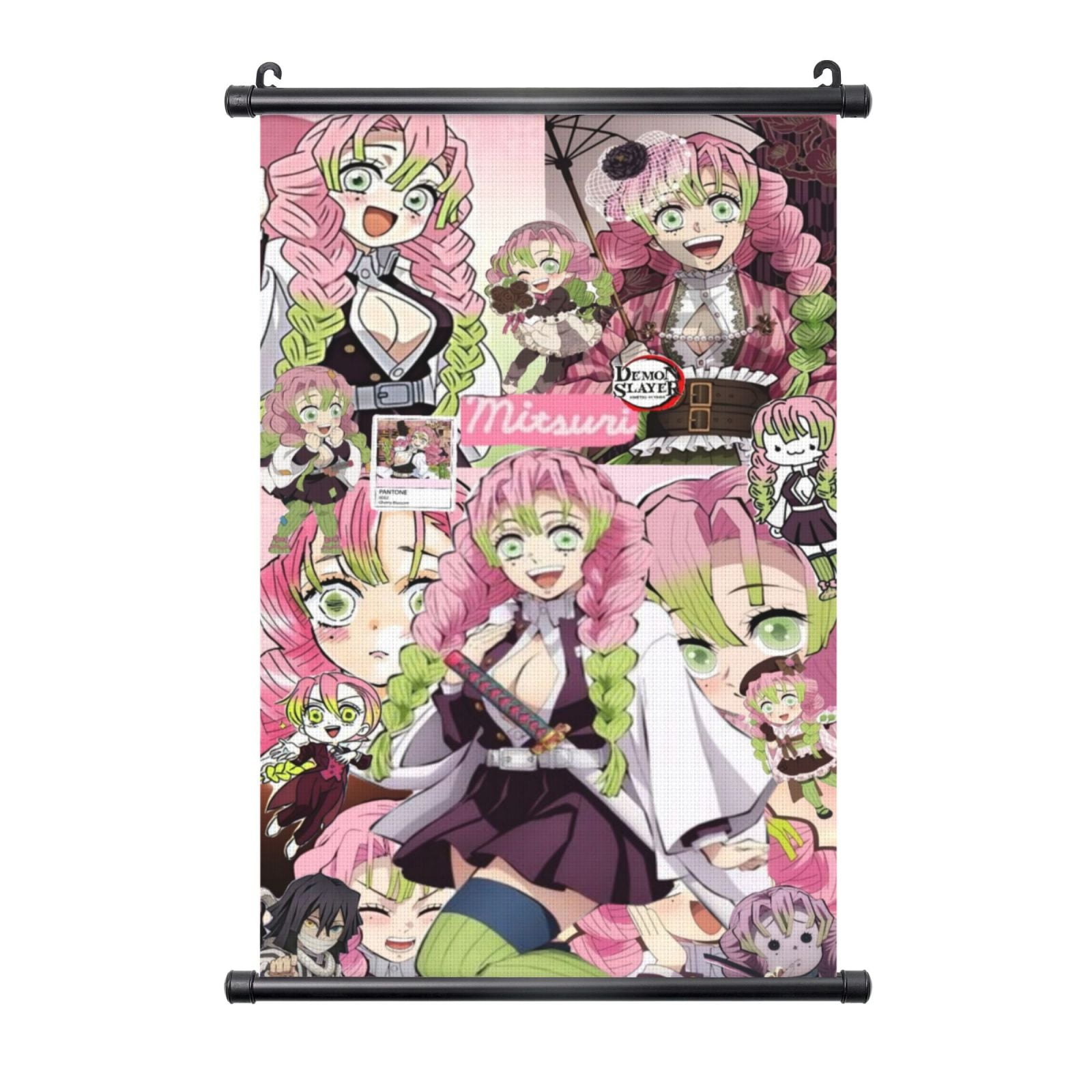 Kanroji Mitsuri Poster Aesthetic Canvas PVC Shaft Wall Art Hanging ...
