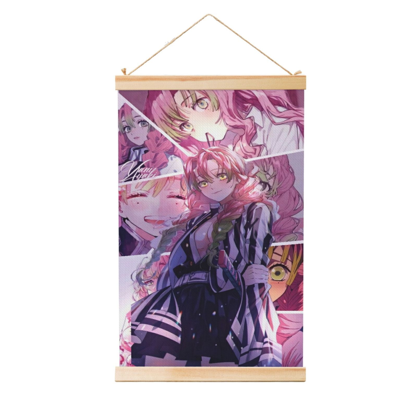 Kanroji Mitsuri Poster Aesthetic Canvas Wooden Shaft Wall Art Hanging ...