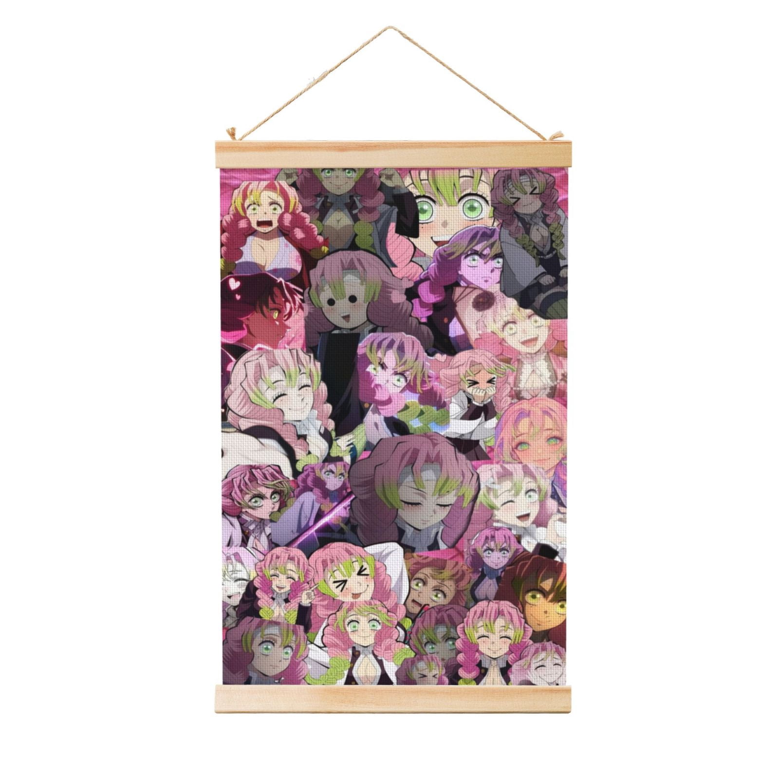 Kanroji Mitsuri Poster Aesthetic Canvas Wooden Shaft Wall Art Hanging ...