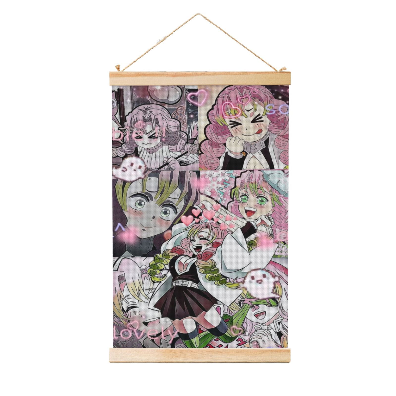 Kanroji Mitsuri Poster Aesthetic Canvas Wooden Shaft Wall Art Hanging ...