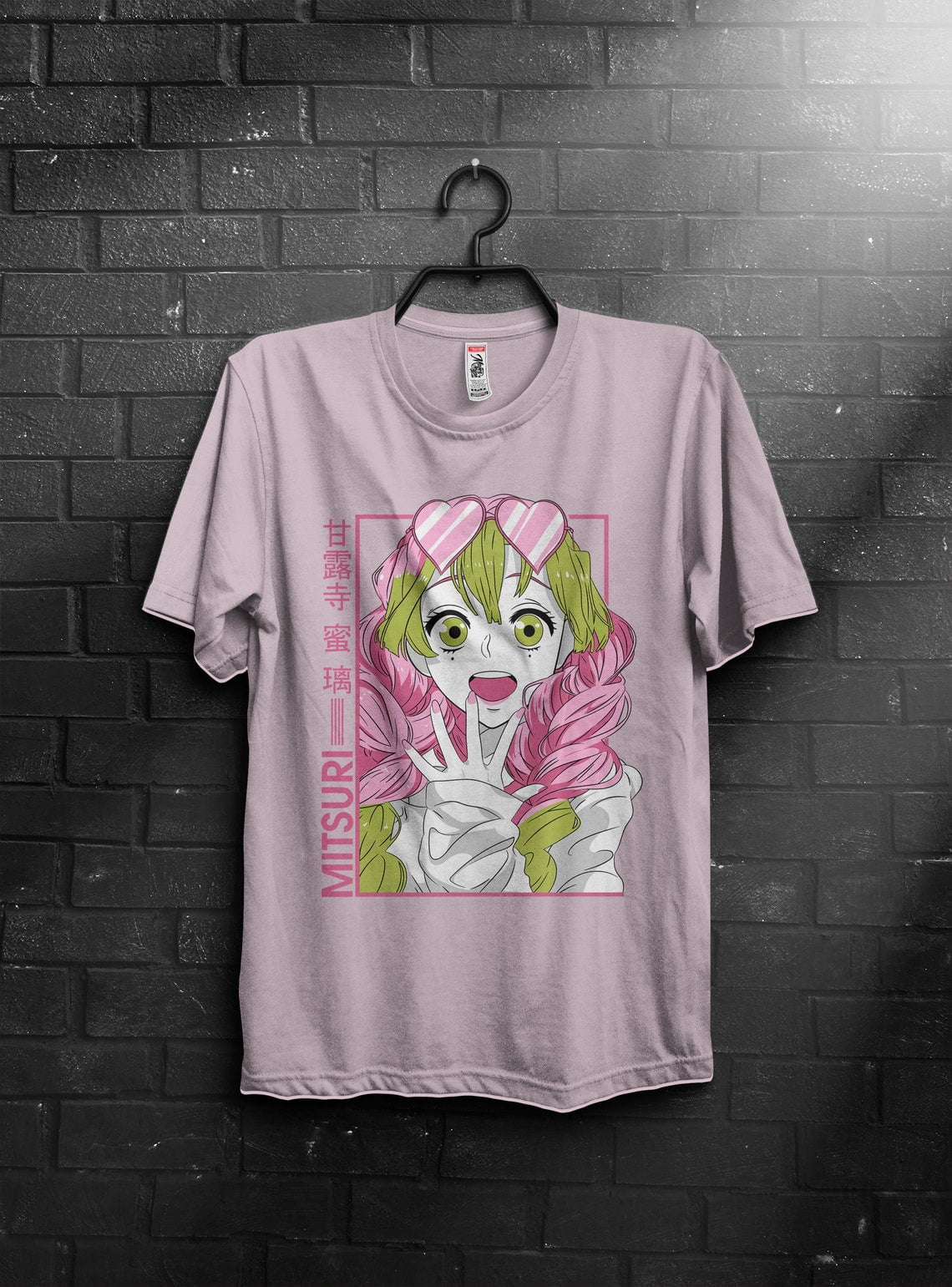 Kanroji Mitsuri T-shirt, Kimetsu No Yaiba Manga Anime, Demon Slayer ...