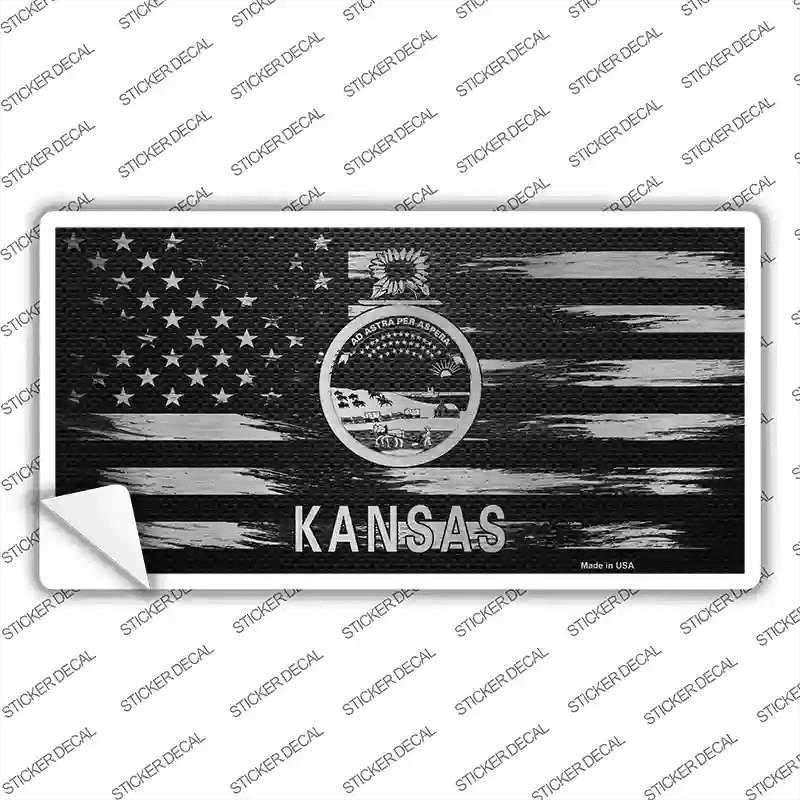 Kansas Carbon Fiber Novelty Sticker Decal Medium - Walmart.com