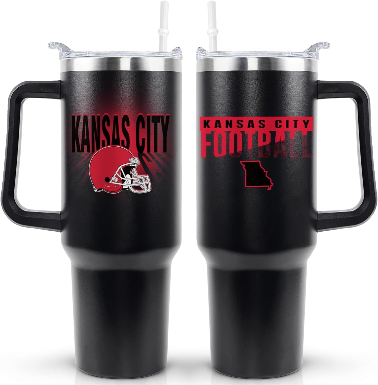 Kansas City 40 OZ Tumbler Cup Gifts for Men Women Insulated Stainless ...
