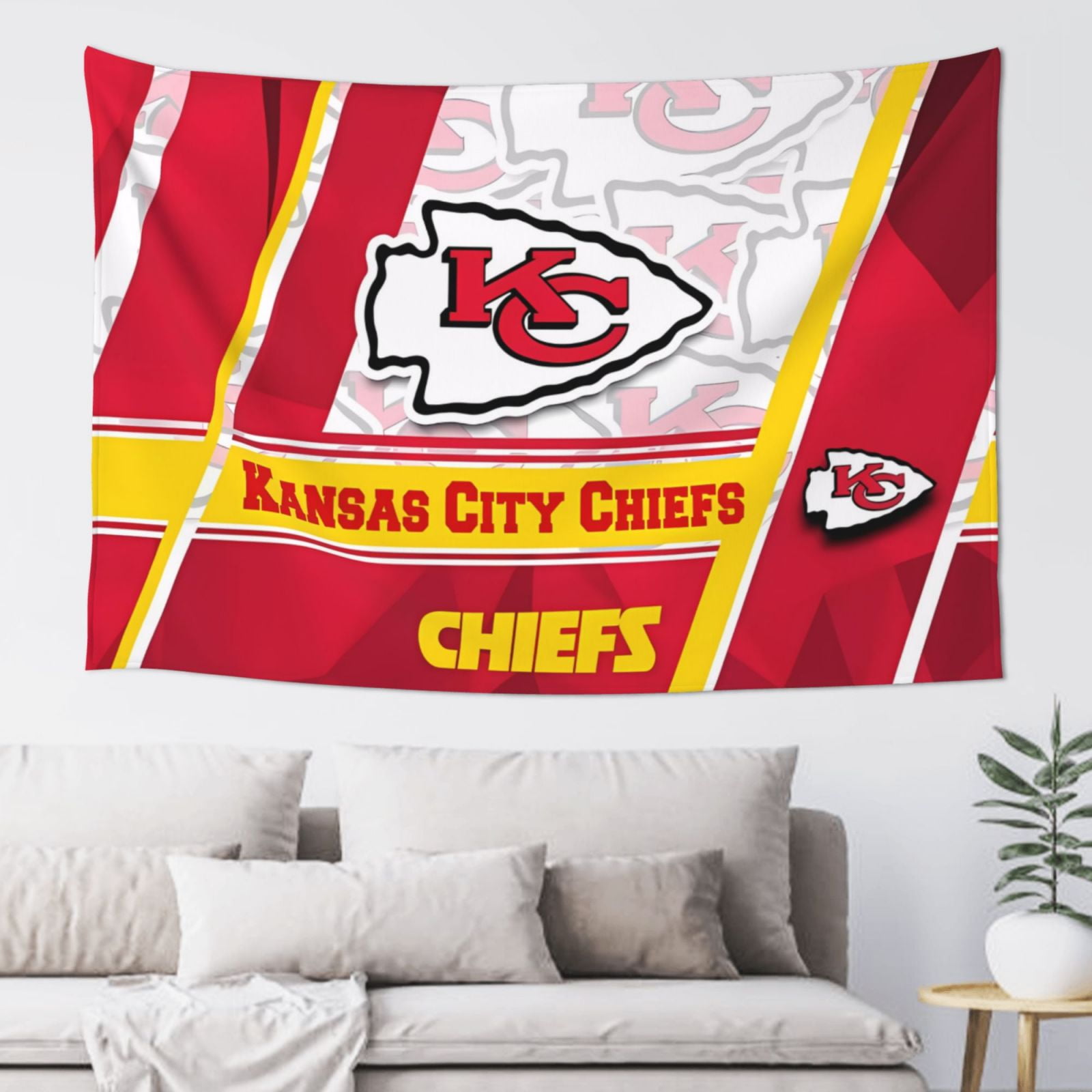 Kansas_City America Football Team-Inspired Tapestry 60x40in - 100% ...