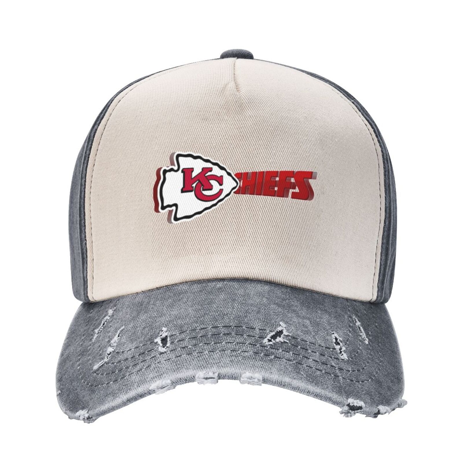 Kansas City Ch_Iefs Baseball Caps Nfl Washed Baseball Cap Fan Hat ...
