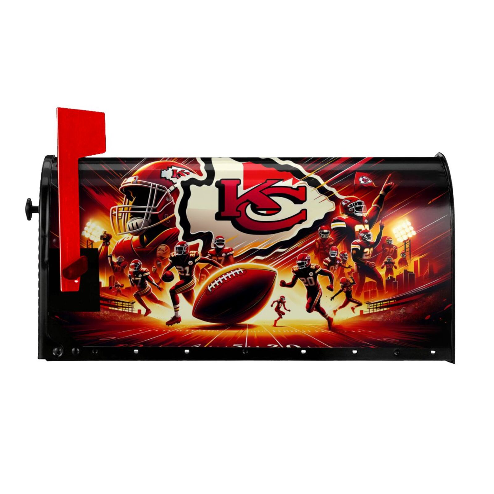 KC Chiefss Mailbox Cover Personalized Mailbox Cover Decorative Sun ...