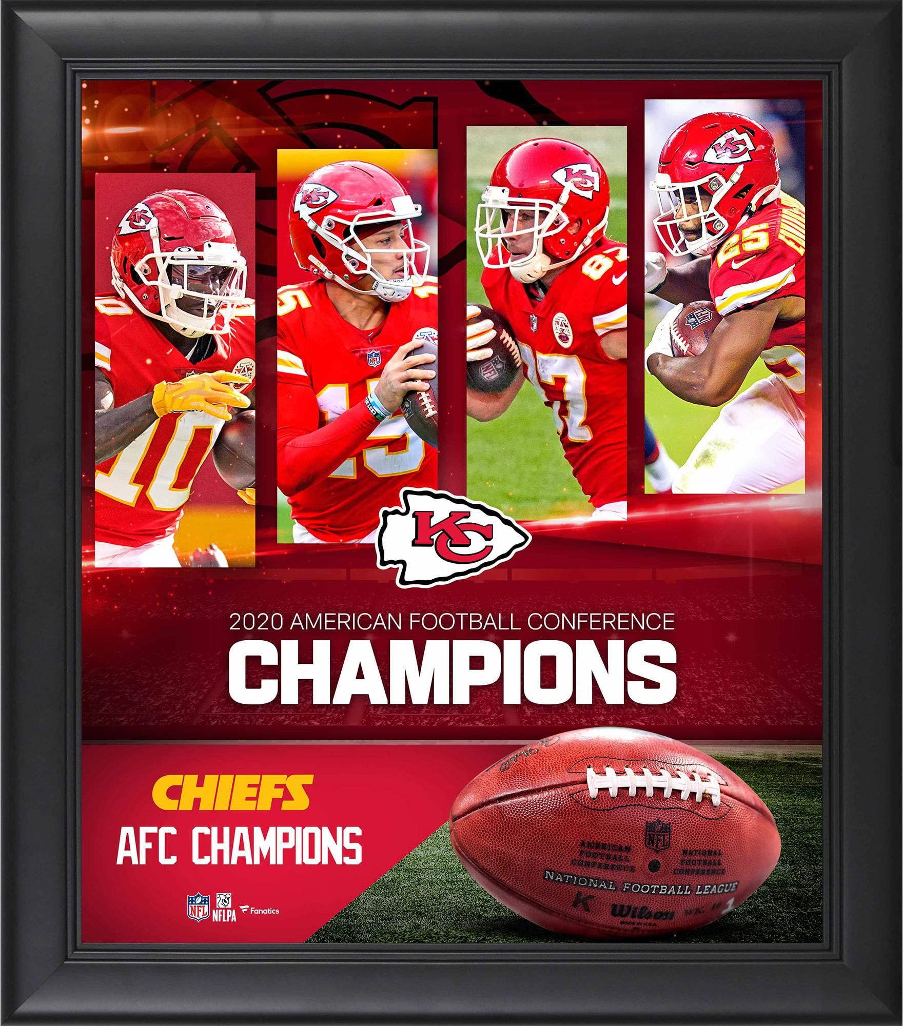 Kansas City Chiefs 2020 AFC Champions Framed 15" x 17" Collage ...