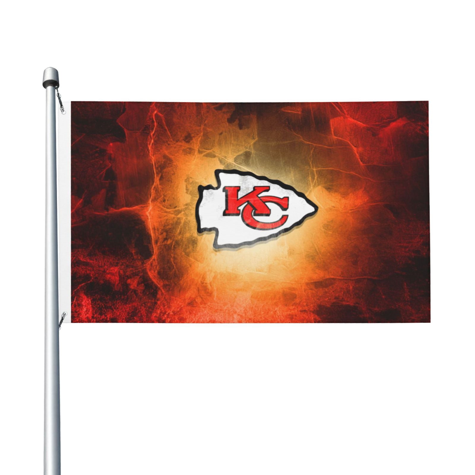 KC Chiefss 3x5ft Three-Layer Double-Sided Football Flag Multi-Yard ...