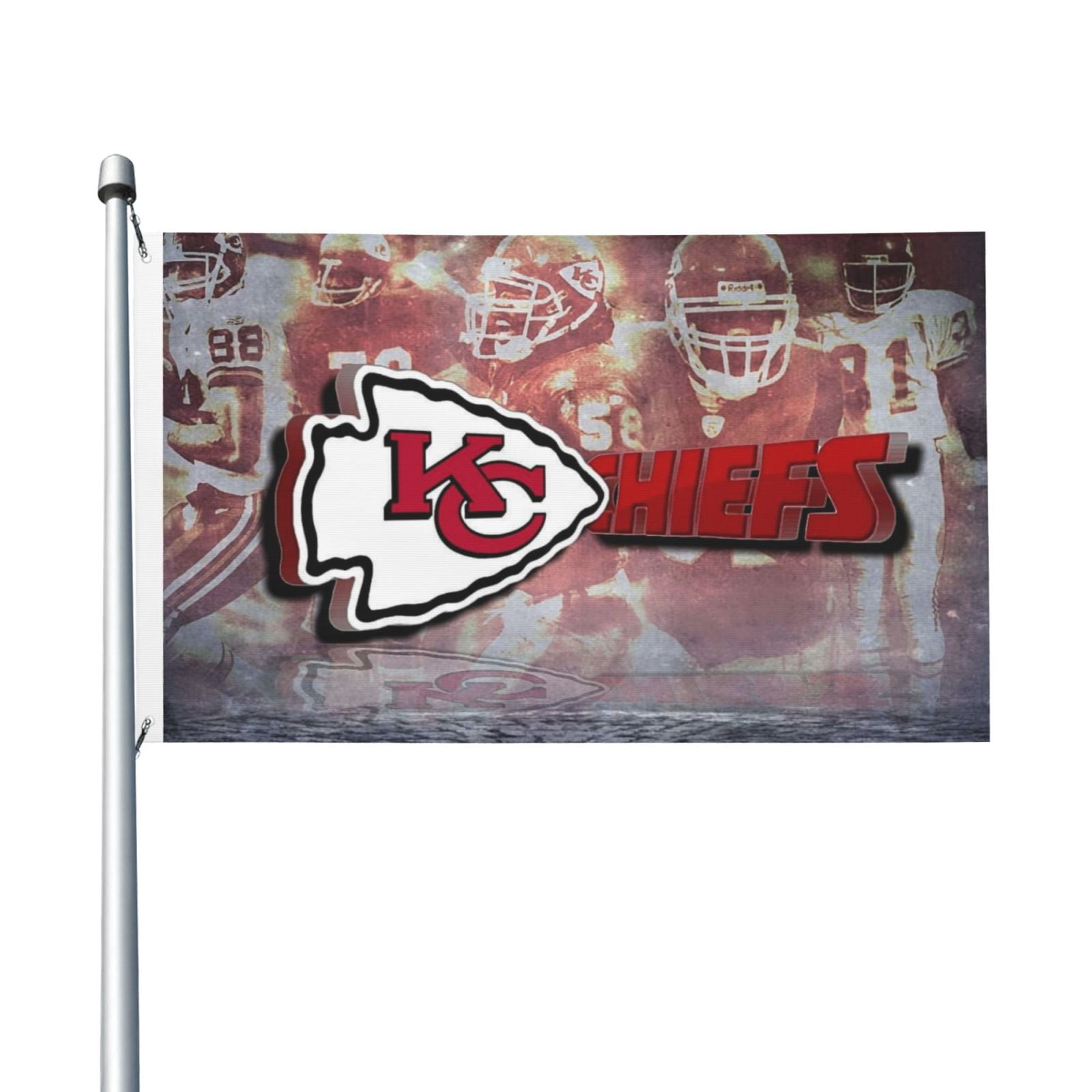 KC Chiefss 3x5ft Three-Layer Double-Sided Football Flag Multi-Yard ...