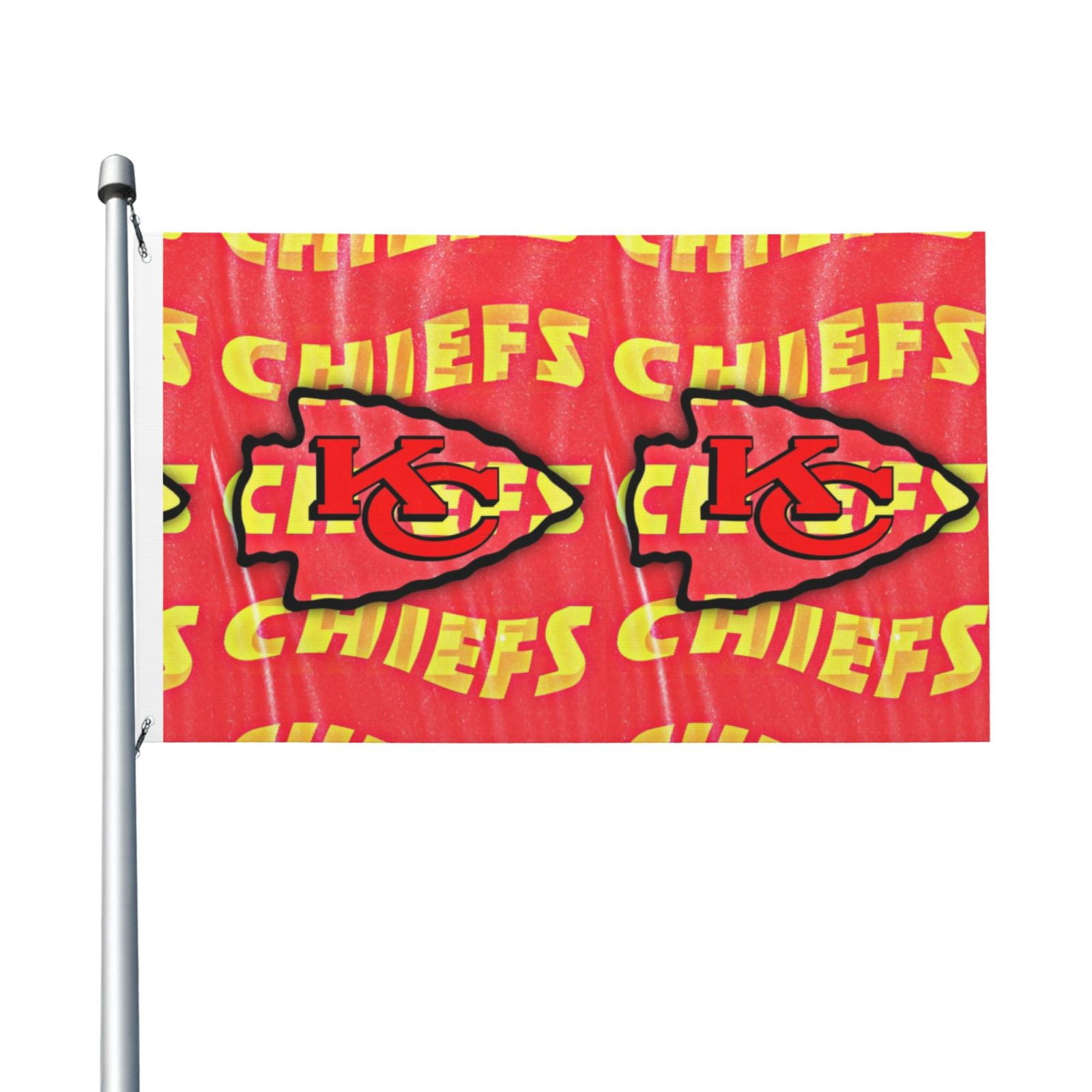 KC Chiefss 3x5ft Three-Layer Double-Sided Football Flag Multi-Yard ...