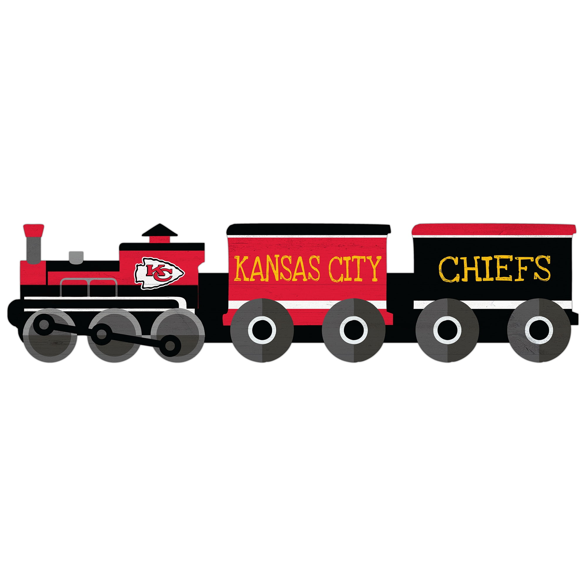 Kansas City Chiefs 6'' x 24'' Train Cutout Sign - Walmart.com