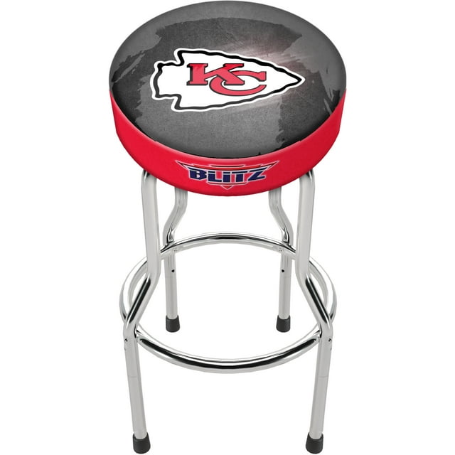 Kansas City Chiefs Adjustable NFL Blitz Team Pub Stool, Arcade1Up ...