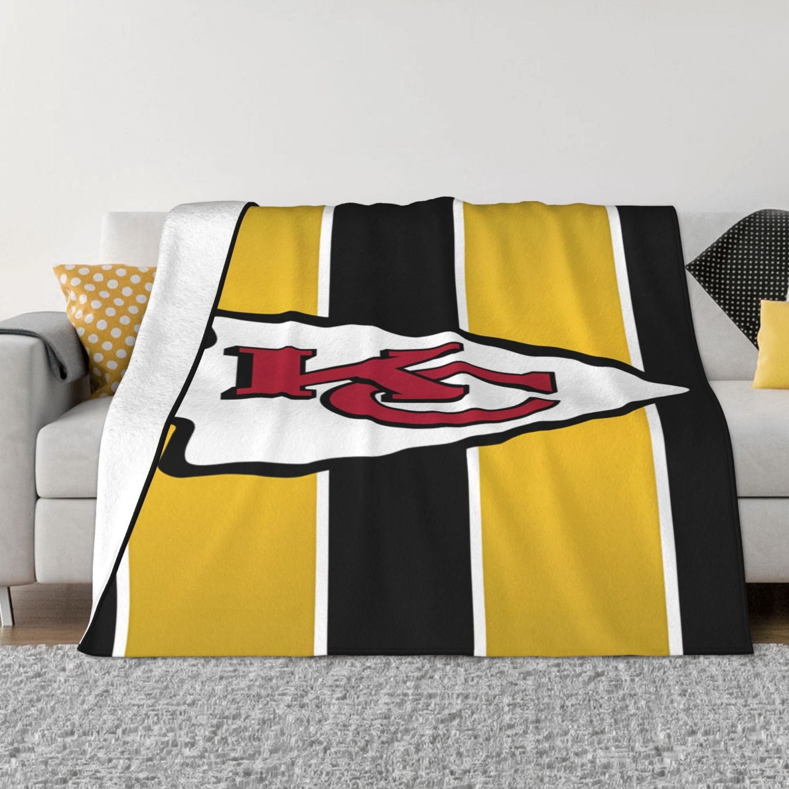 KC Chiefss Blanket Team Custom 30" x 40", 40" x 50", 50" x 60", 60" x ...